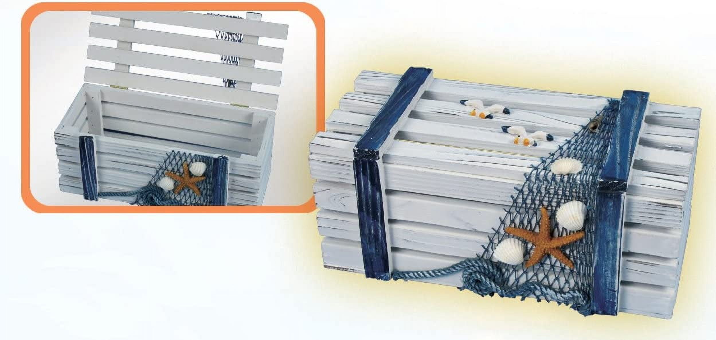 Distressed Wood Decorative Lobster Trap - Walmart.com