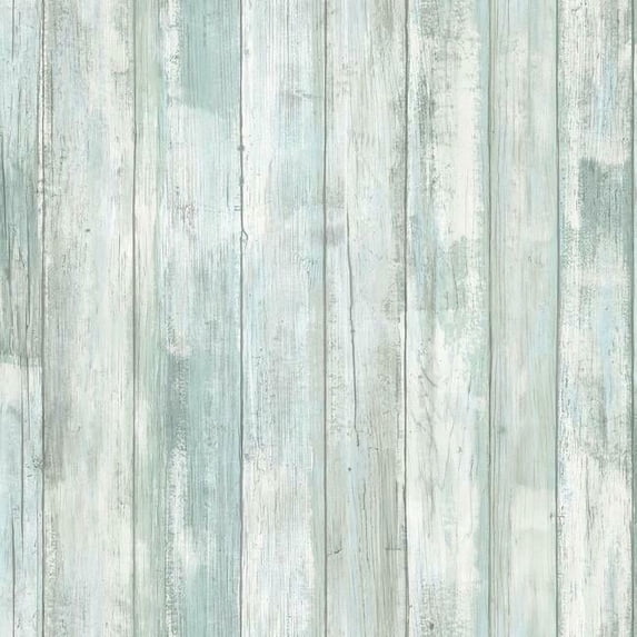 RoomMates Distressed Wood Peel and Stick Wallpaper, Rustic Texture ...