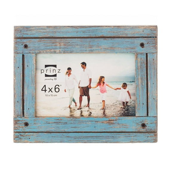 Distressed Wooden Photo Frame for 4x6 Pictures, Tabletop or Wall ...