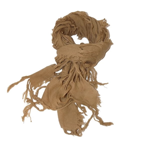Distressed Wool Scarf Ragged Scarf for Adult Unisex All Matching 2000s ...