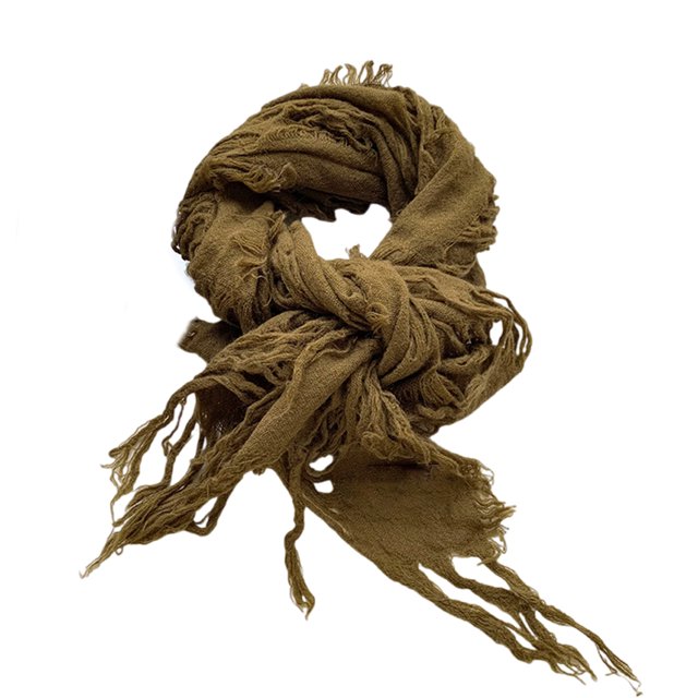 Distressed Wool Scarf Ragged Scarf for Adult Unisex All Matching 2000s ...