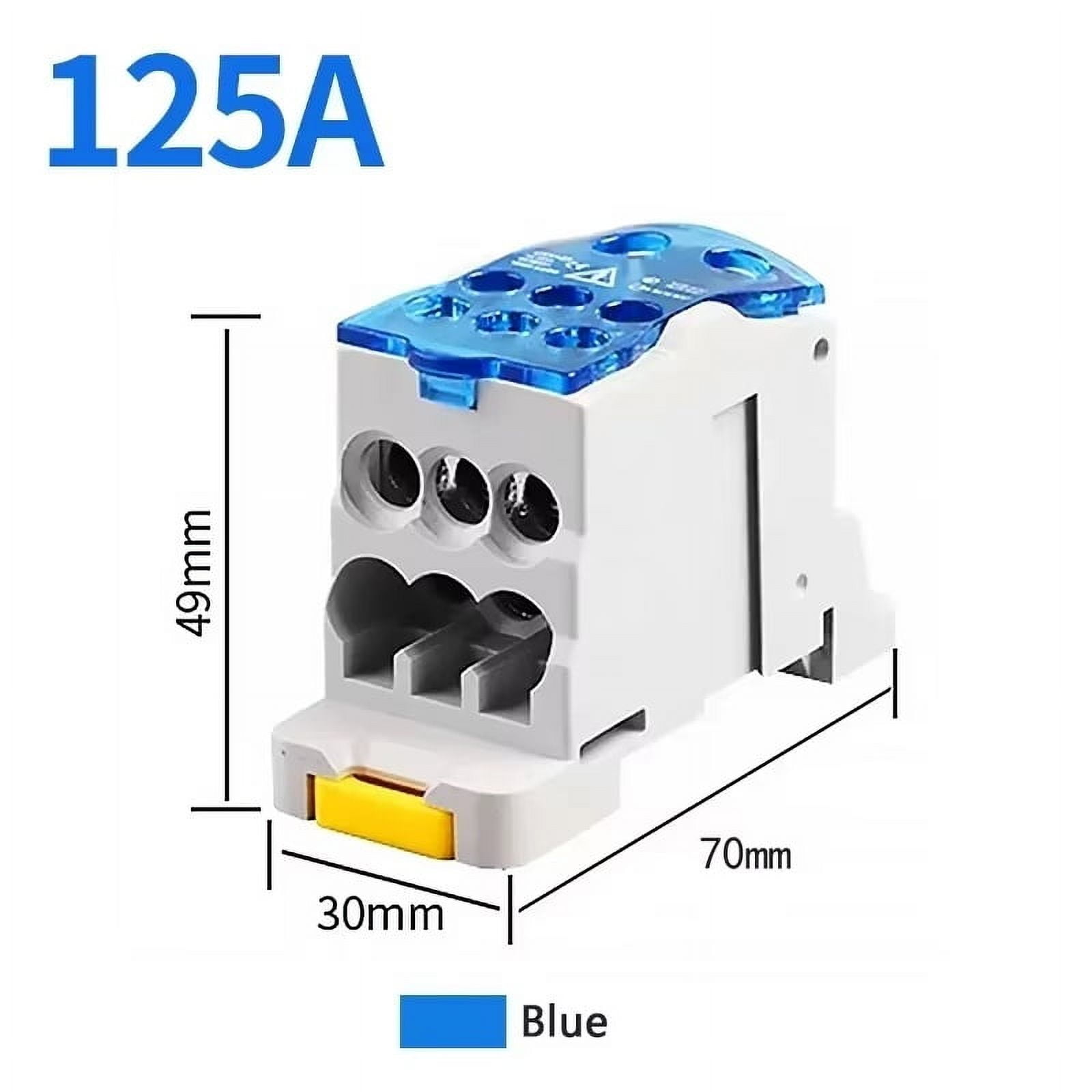 Distribution Box One In Several Out Power Electrical Connector Junction Din Rail Terminal Block ...