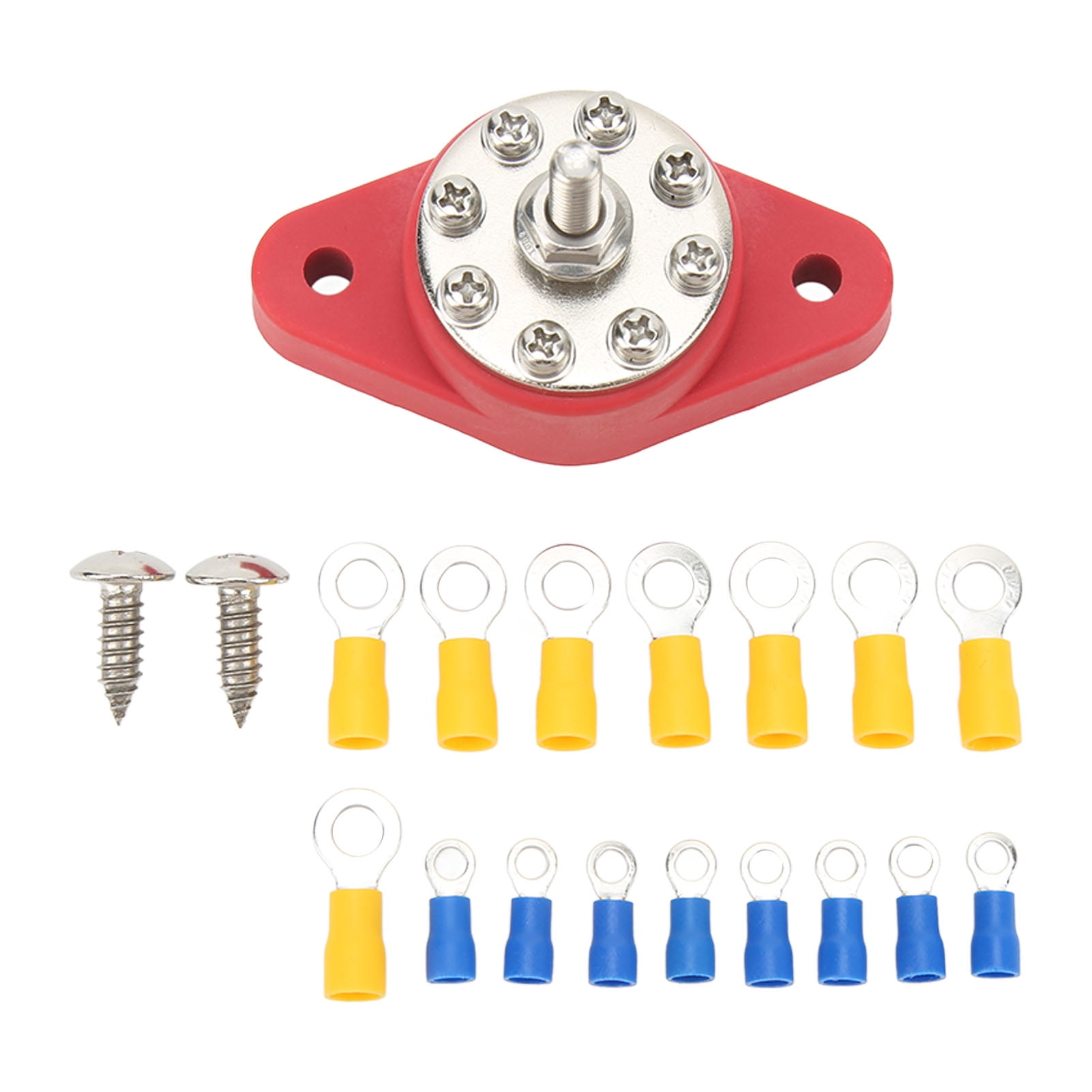 Distribution Junction Post 1/4in M6 Battery Terminal Block for Cars ...
