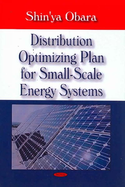 Pre-Owned Distribution Optimizing Plan for Small-Scale Energy Systems ...