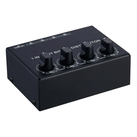 Distribution Splitters 1 Input 4 Output Sound Source Signal Switcher ...