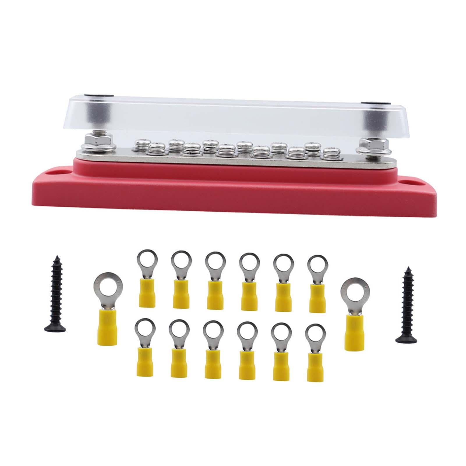 Distribution Terminal Block, Dual Row Screw Terminal Strip Dual Row ...