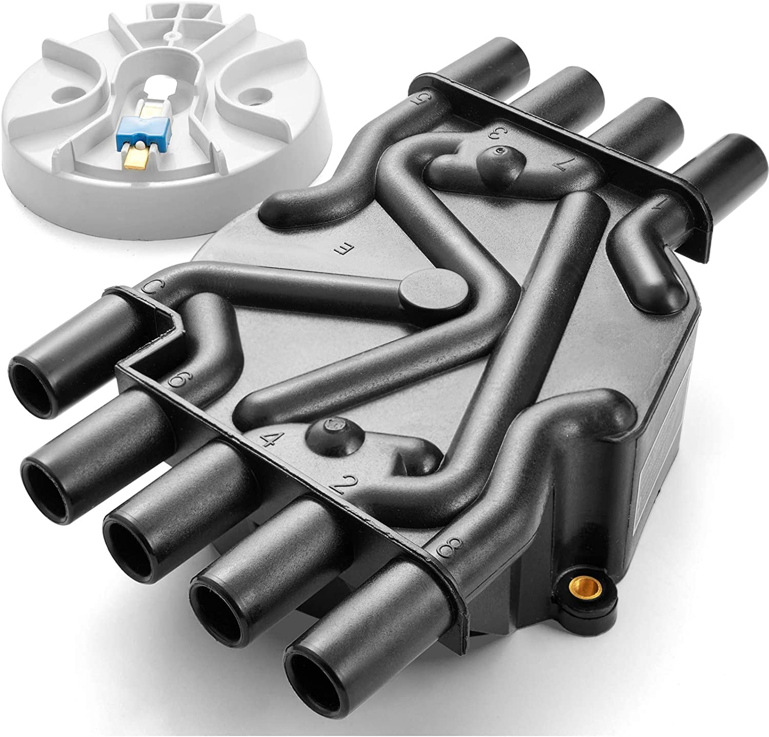 Distributor Cap and Rotor Kit Brass Terminals For Chevy GMC Vortec V8 5 ...