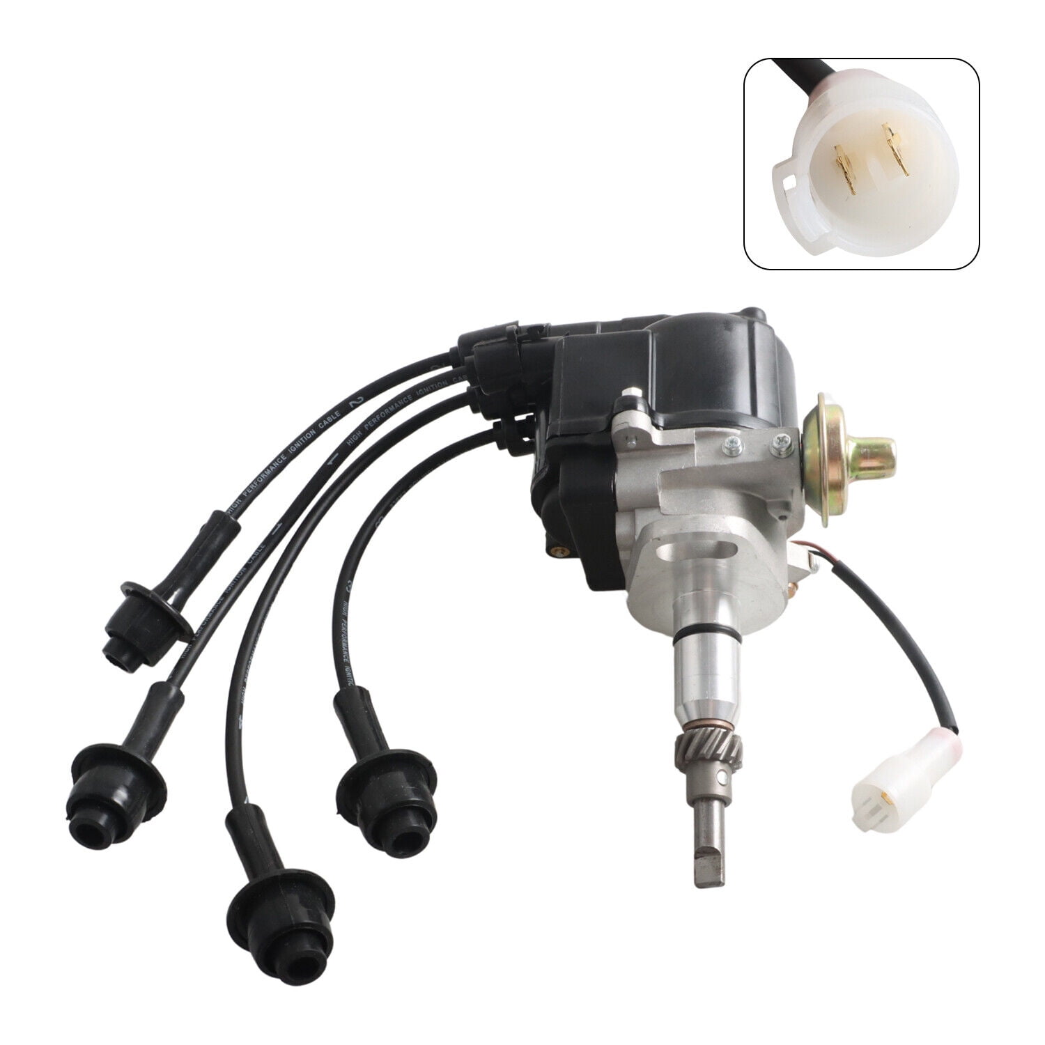 Distributor w/Spark Plug Wires for Toyota Forklift 4Y Engine 5 6 7 ...