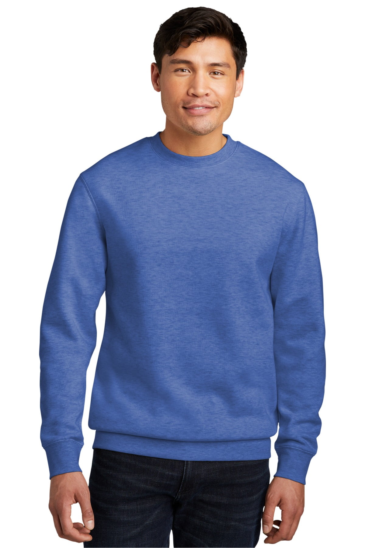 District ® V.I.T. ™ Fleece Crew DT6104 - Royal Frost Size 3XL - Walmart ...