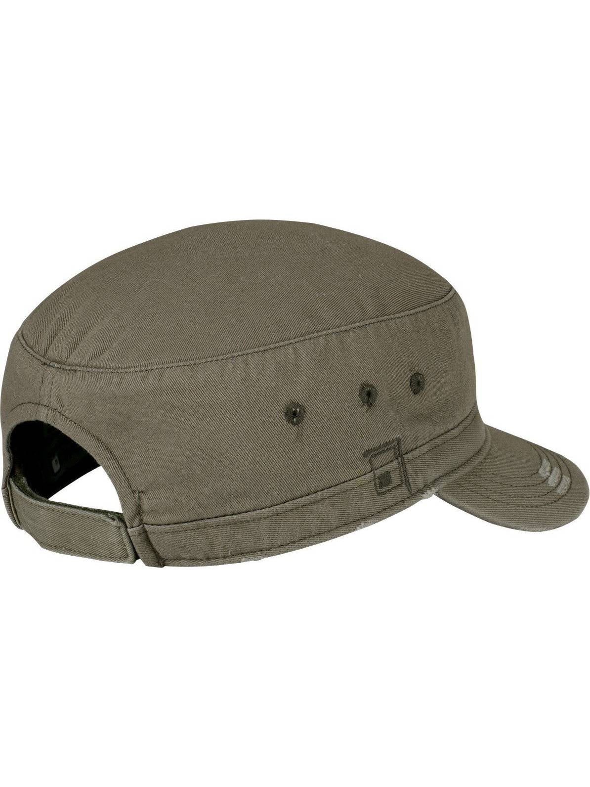 District Distressed Military Hat, Olive - Walmart.com