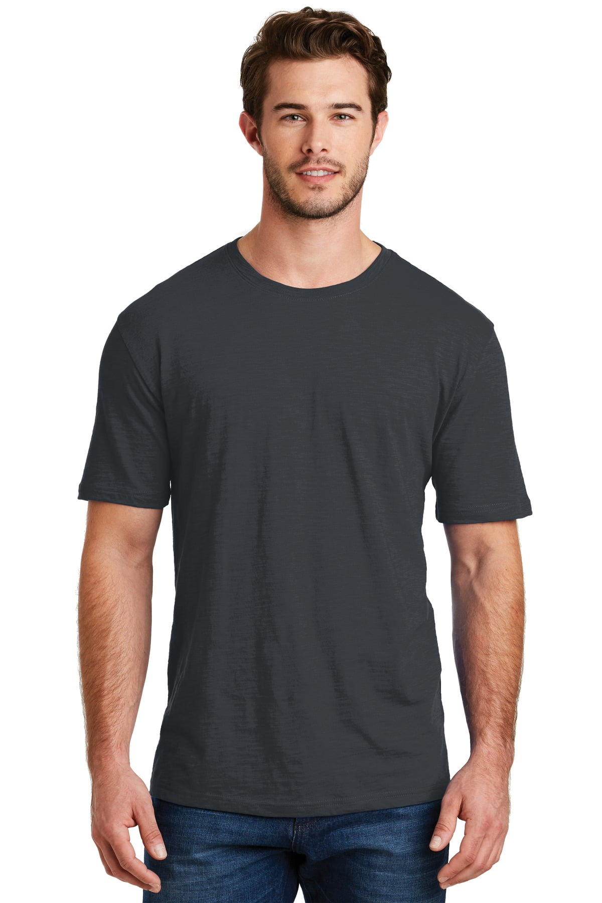District Made Mens Perfect Blend Crew Tee-XL (Charcoal) - Walmart ...