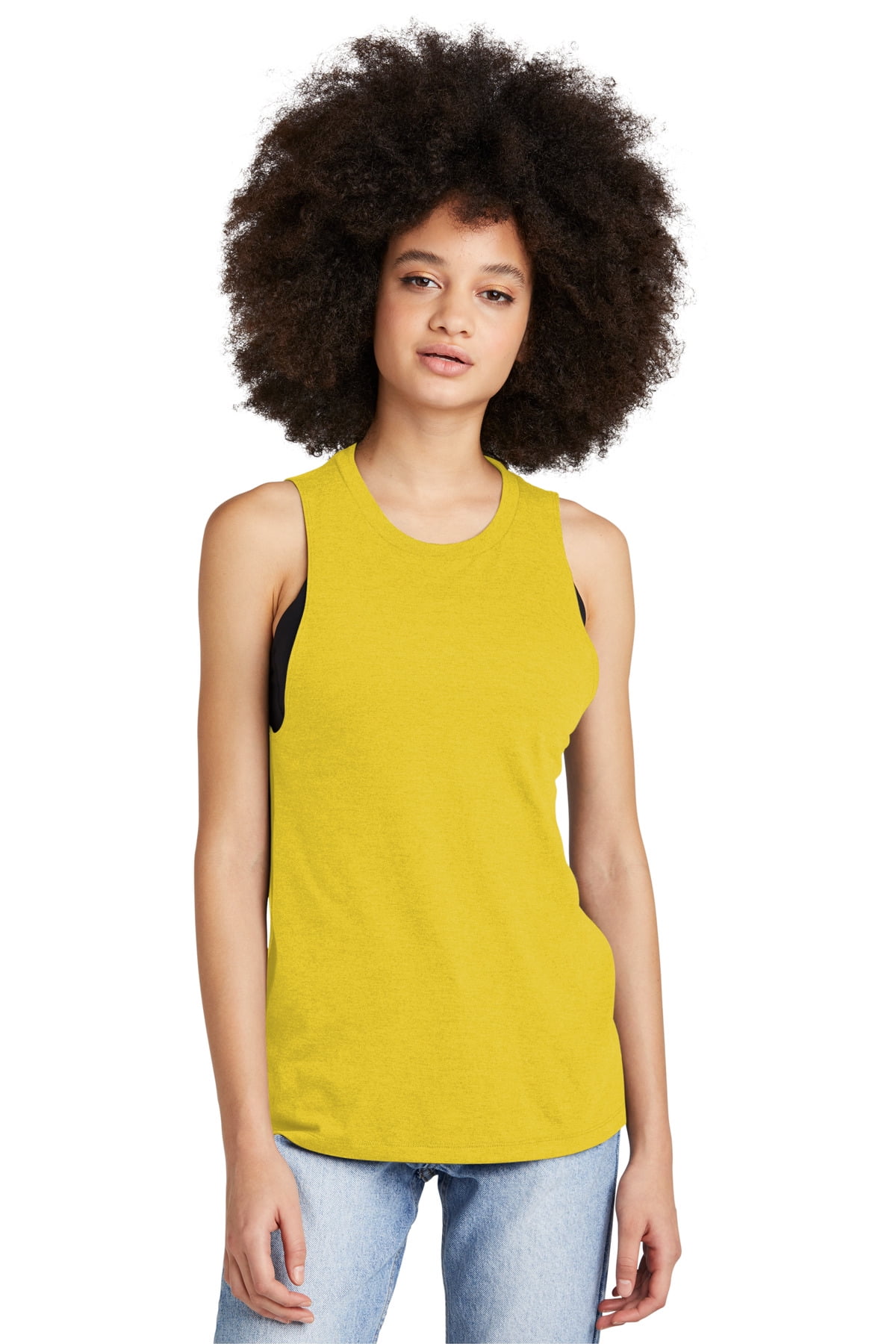 District Womens Perfect Tri Muscle Tank DT153 - Walmart.com