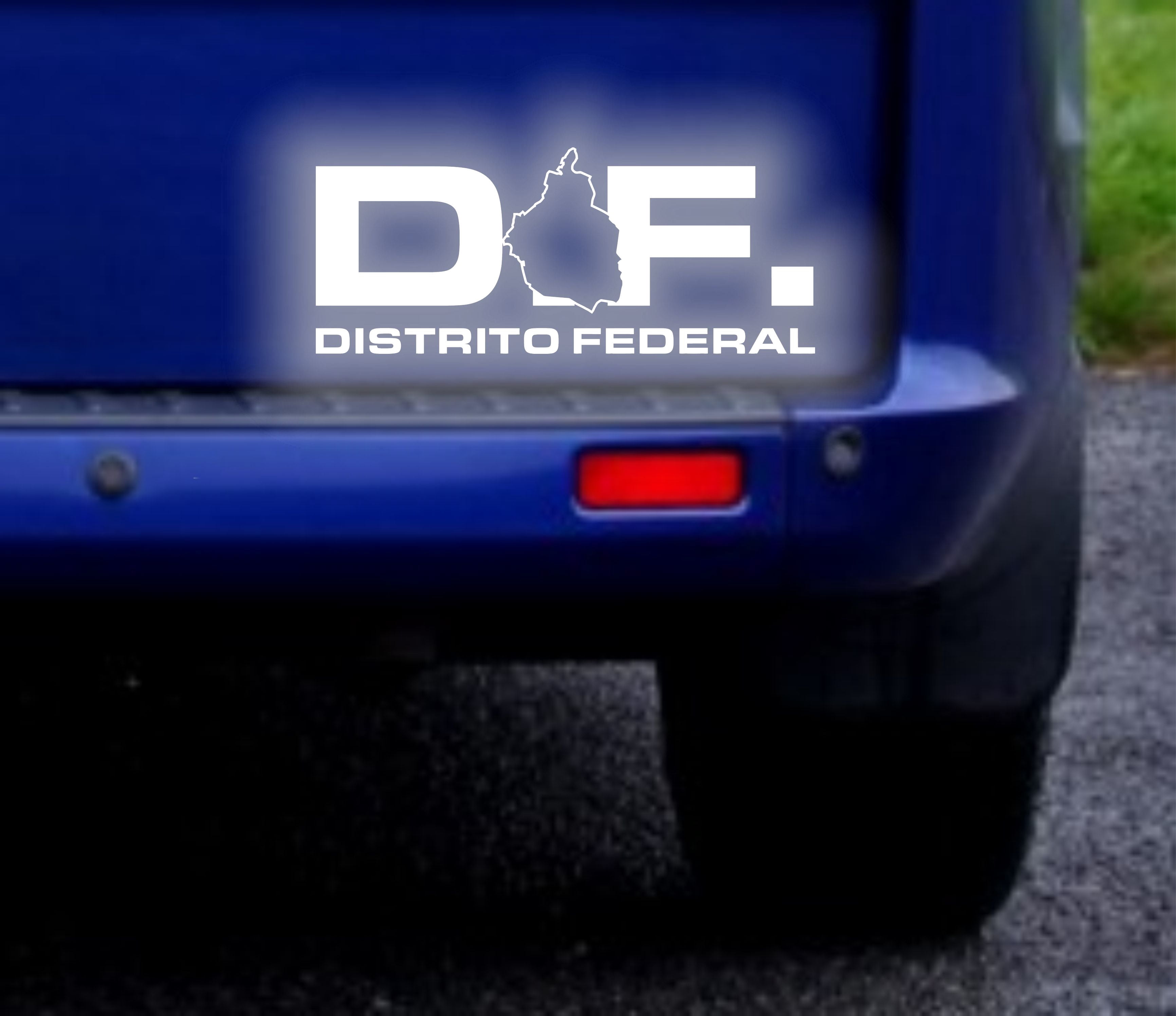 Distrito Federal DF Mexico Reflective Sticker Decal - Walmart.com