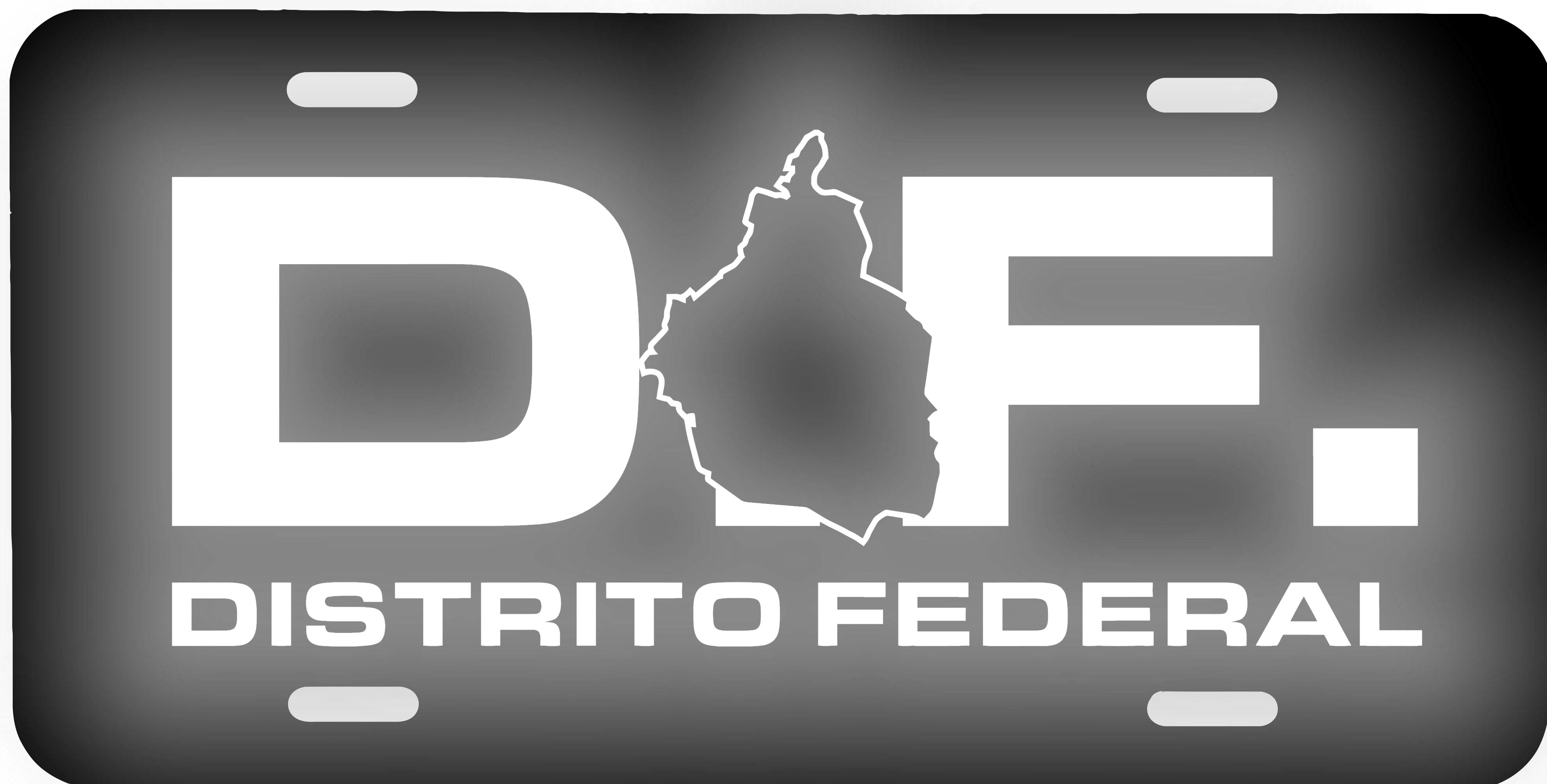 Distrito Federal Mexico Aluminum Vanity License Plate, 6'' x 12 ...