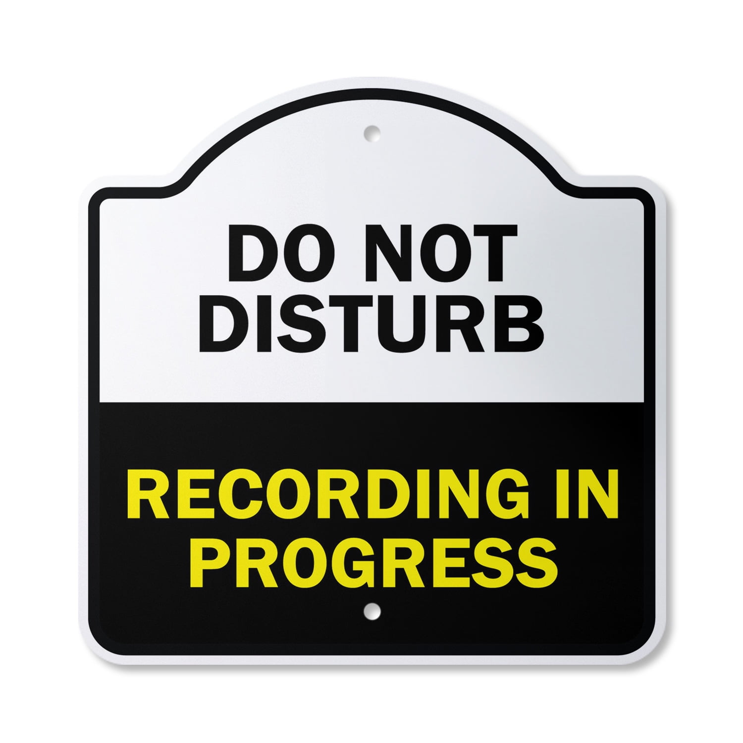 Do Not Disturb Recording In Progress 10” x 10” Sign | Indoor/Outdoor ...