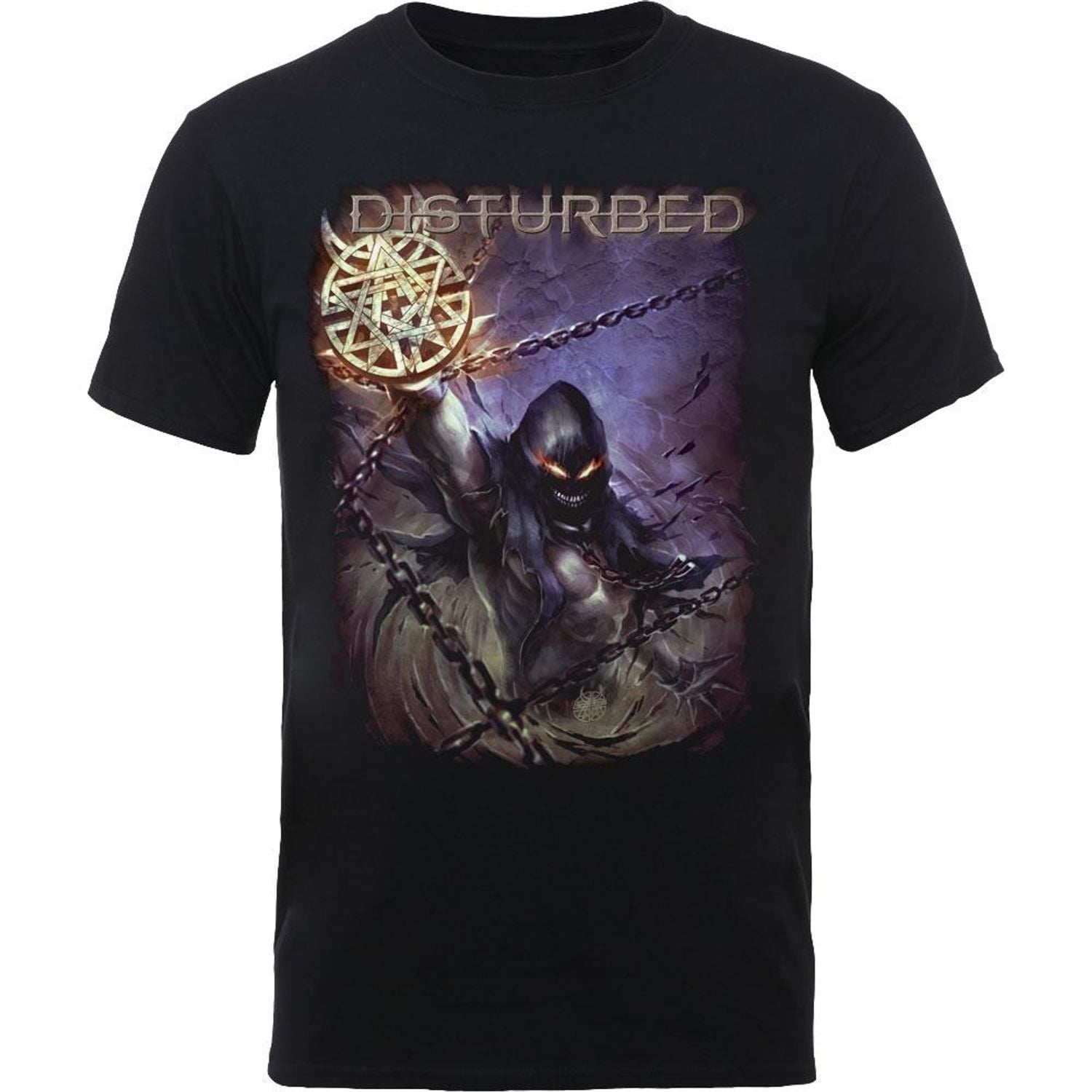 Disturbed Adult Vortex Colours Cotton T-Shirt - Walmart.com
