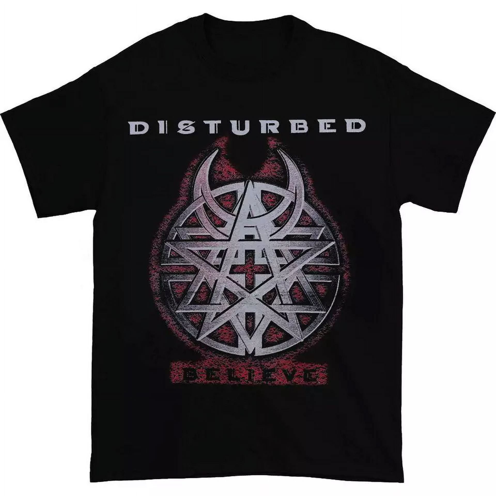 Disturbed Believe Black Full Unisex T-shirt Short Sleeve T-shirt Tee ...