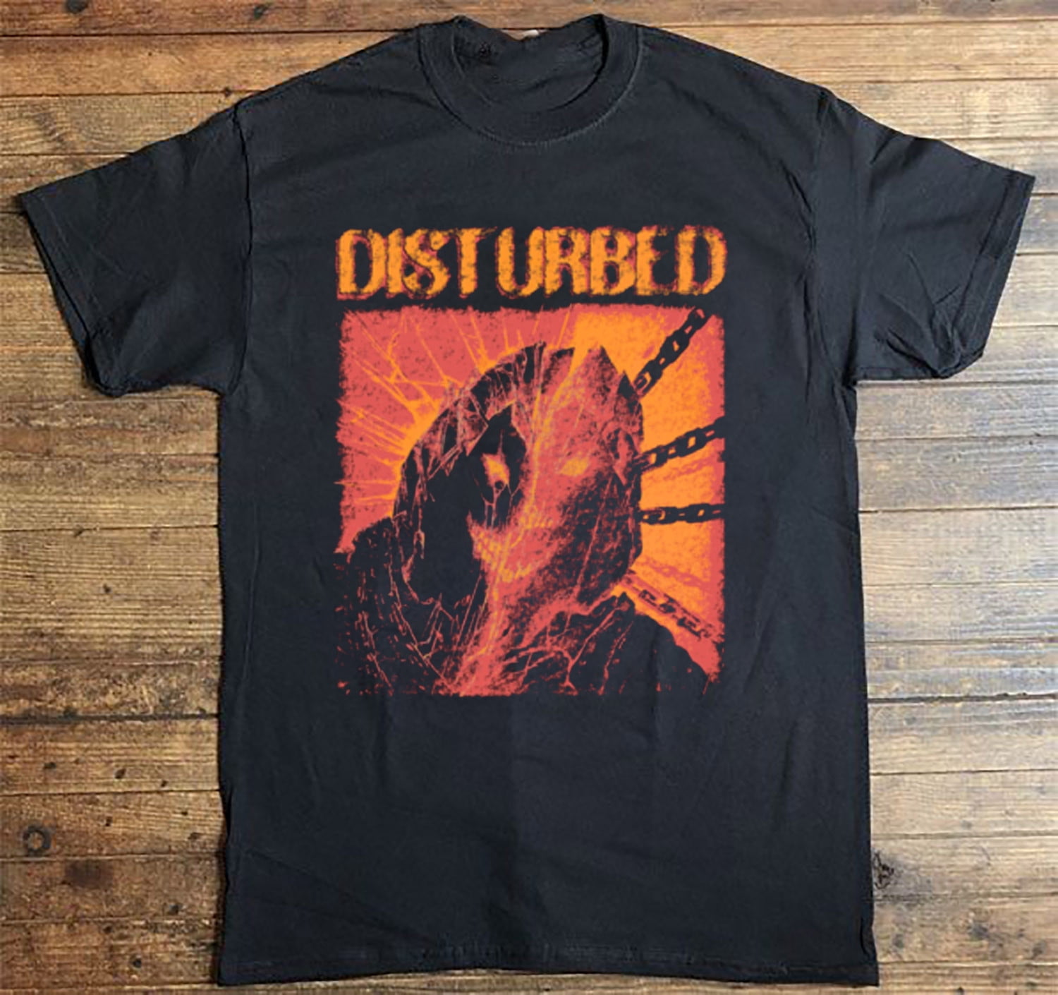 Disturbed Chains 2024 Tour Cities, Disturbed Band Fan Black All Size ...