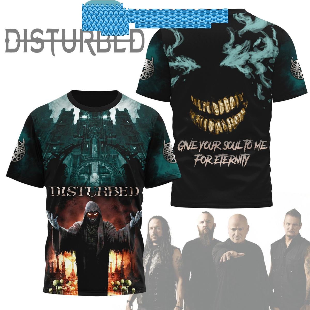 Disturbed Give Your Soul To Me For Eternity Fan Hoodie T-Shirt ...