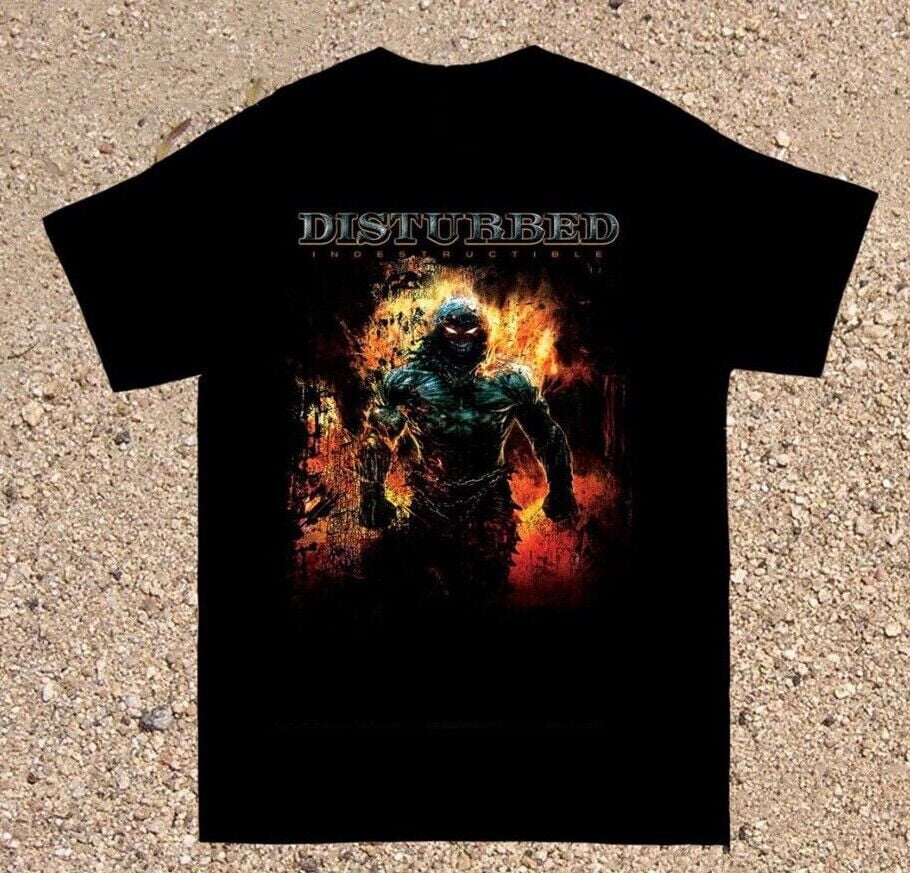 Disturbed Indestructible Unisex Shirt, Disturbed Band Graphic Tee Retro ...