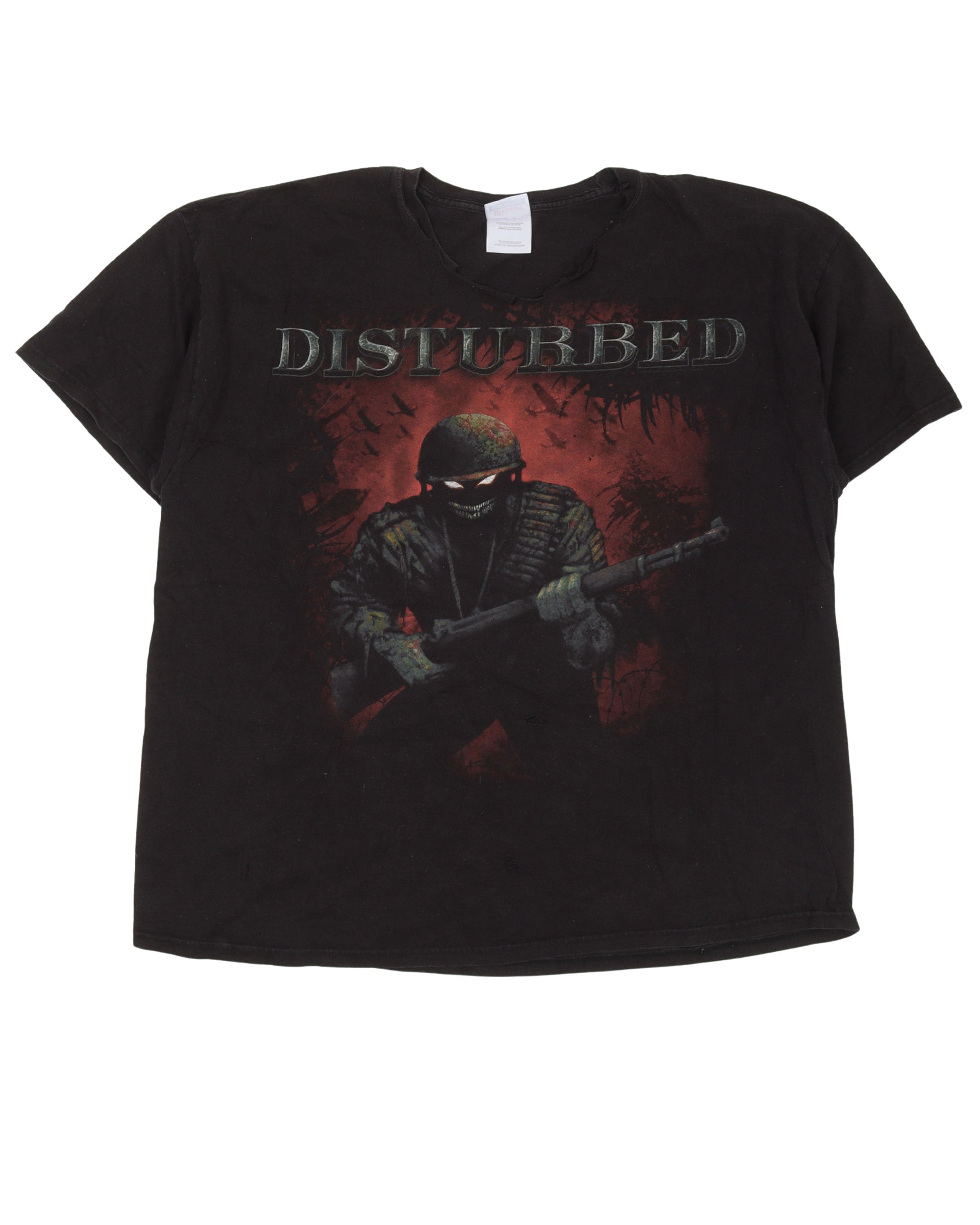 Disturbed Soldier T-Shirt Shirt, Size 2Xl, Tee Dark Heather New ...