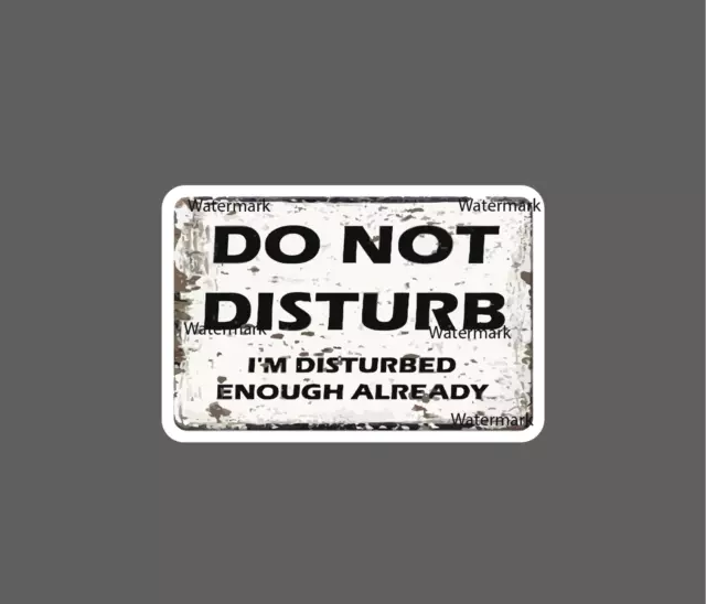 Disturbed Sticker Retro Vintage Waterproof Sticker Phone Decal Water ...