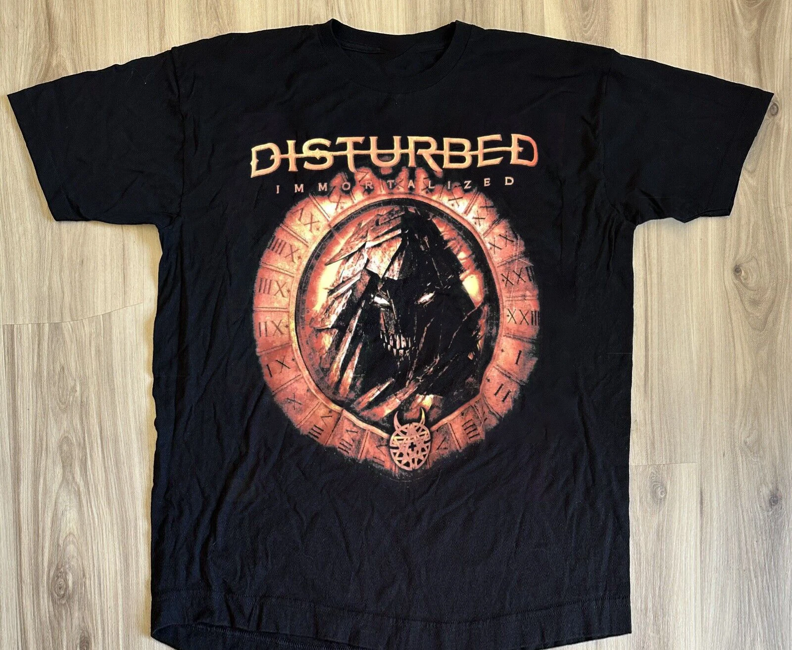Disturbed rock band Immortalized T-Shirt Short Sleeve Full Size ...