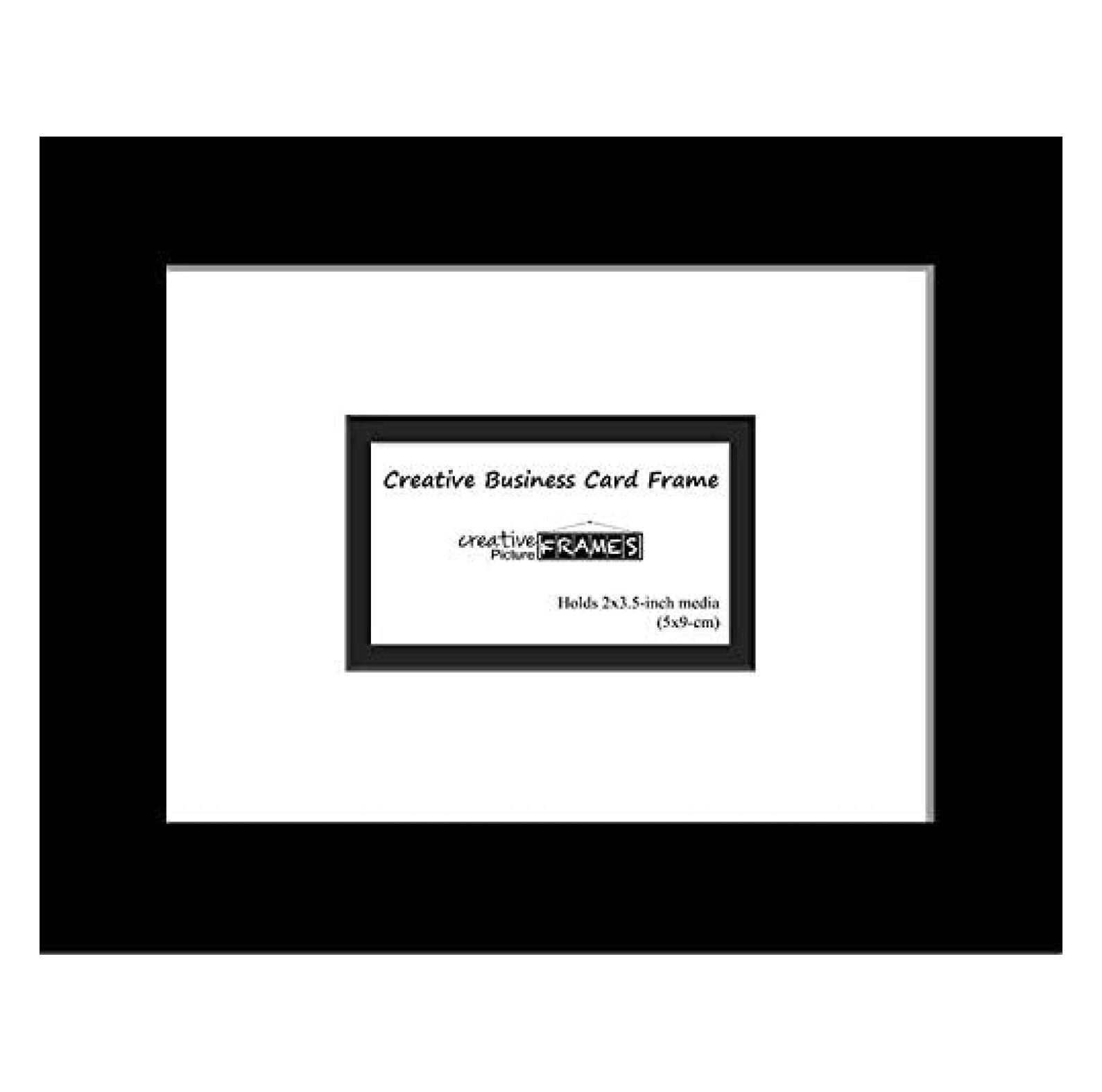 Ditangy 1-2" x 3.5" Opening Black Business Card Frame with 6" x 8 ...