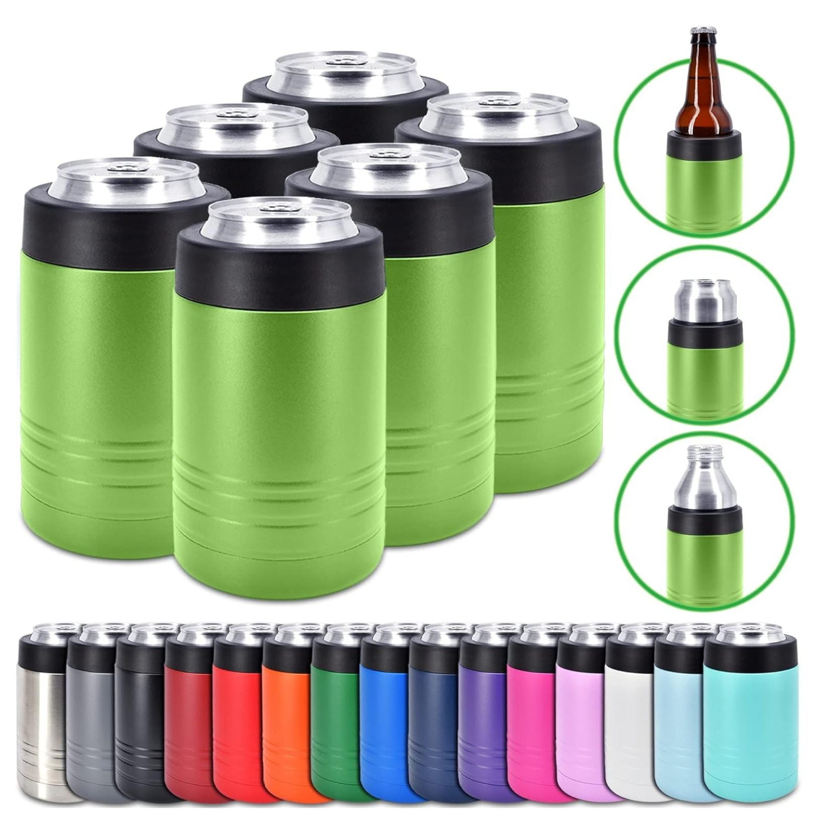 Ditangy - 12 oz Stainless Steel Double Wall Vacuum Insulated Can or ...