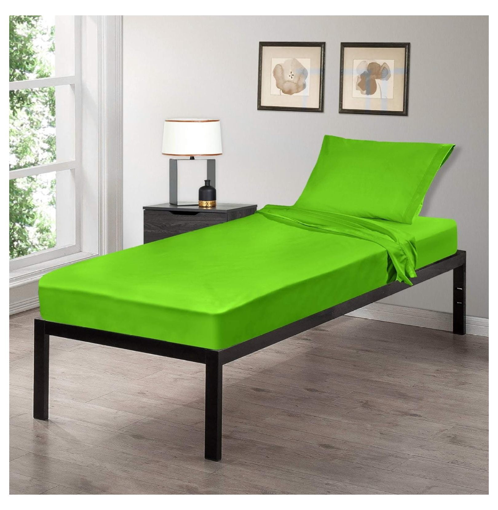 Ditangy 30" x 75" Cot Size 3-Piece Bed Sheet Set, Made of Ultra Soft ...