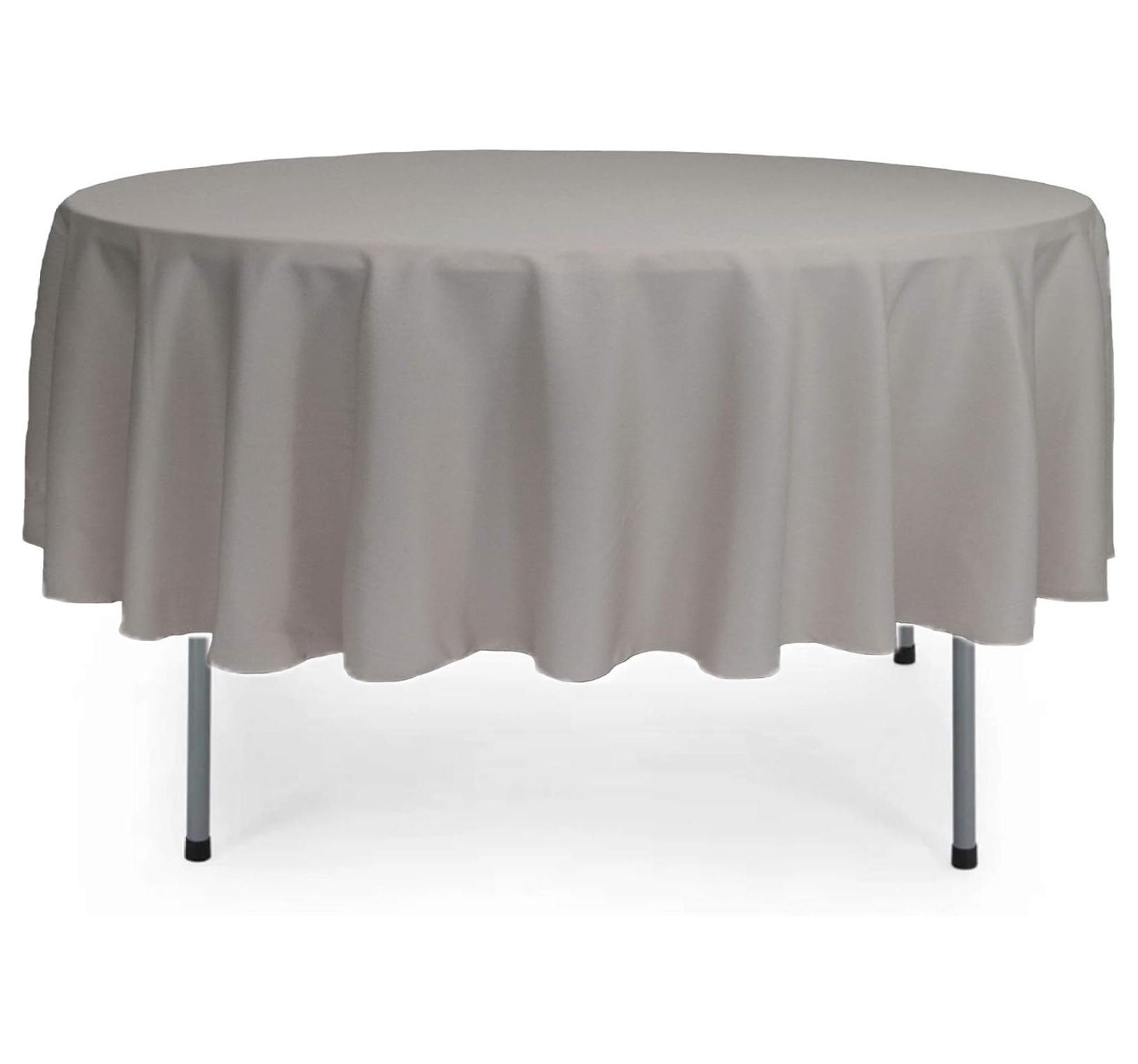 Ditangy - 90” Round Polyester Tablecloths for Restaurant, Banquet ...