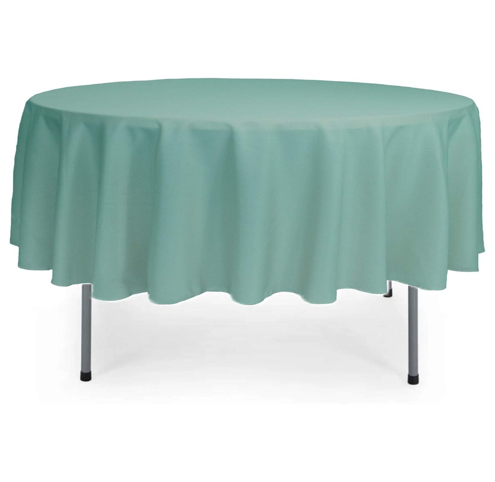 Ditangy - 90” Round Polyester Tablecloths for Restaurant, Banquet ...