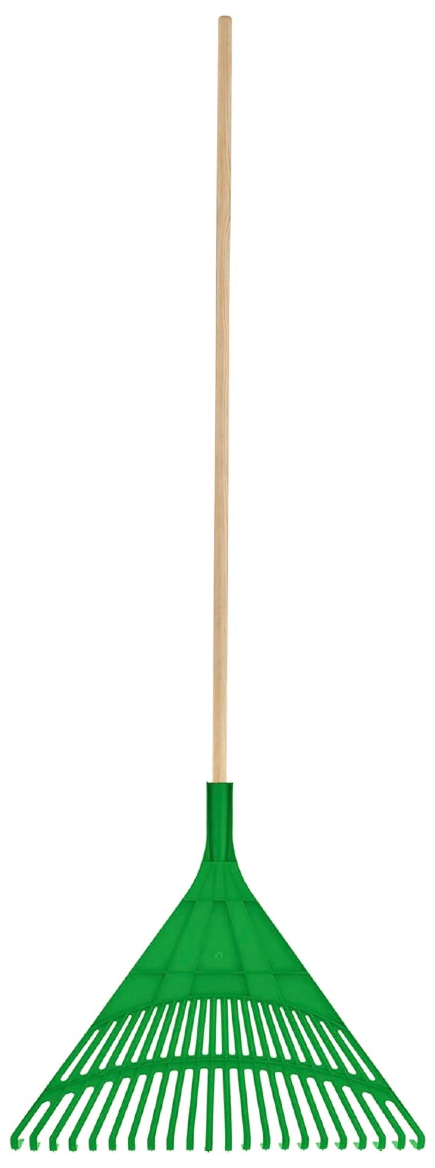 Ditangy Adult Rake with Hardwood Handle, Durable Plastic Head to Sweep ...