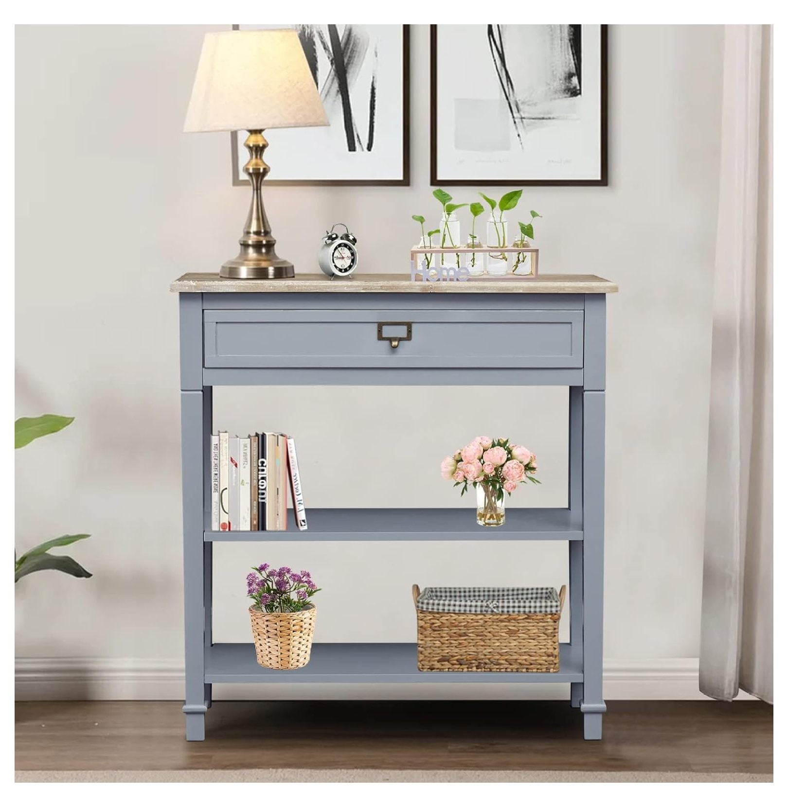 Ditangy Console Table Hallway Table - Narrow Entryway Table with ...