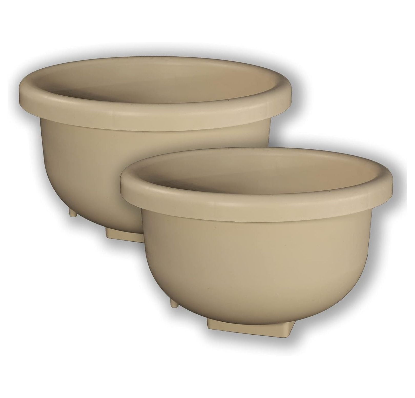 Ditangy Flower Planter for 4x4 Vinyl Post - Set of 2-13” Round ...
