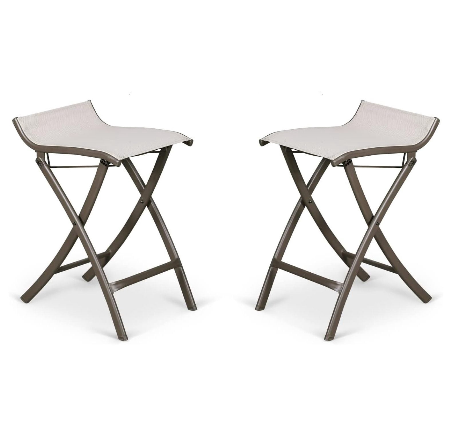 Ditangy Outdoor 2-Piece Bar High Patio Folding Chairs - All-Weather ...