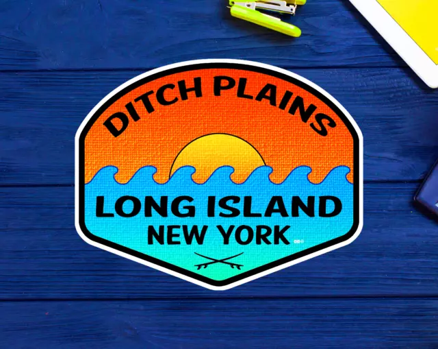 Ditch Plains Sticker Decal Sticker Surfing New York Long Island Surf ...