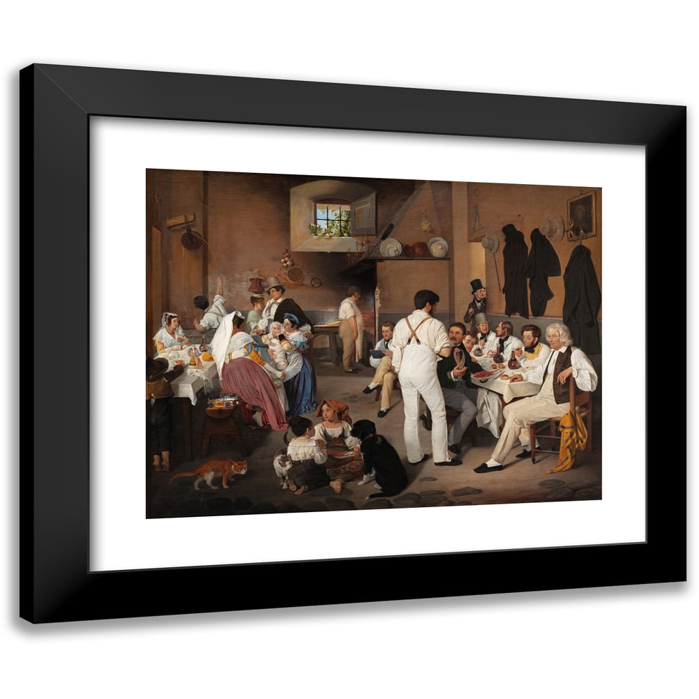 Ditlev Blunck 14x12 Black Modern Framed Museum Art Print Titled ...