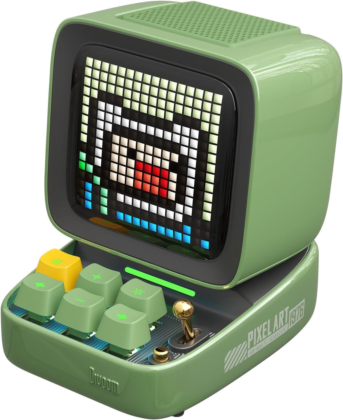 Ditoo Retro Pixel Art Speaker with 16X16 App Controlled Front Screen ...