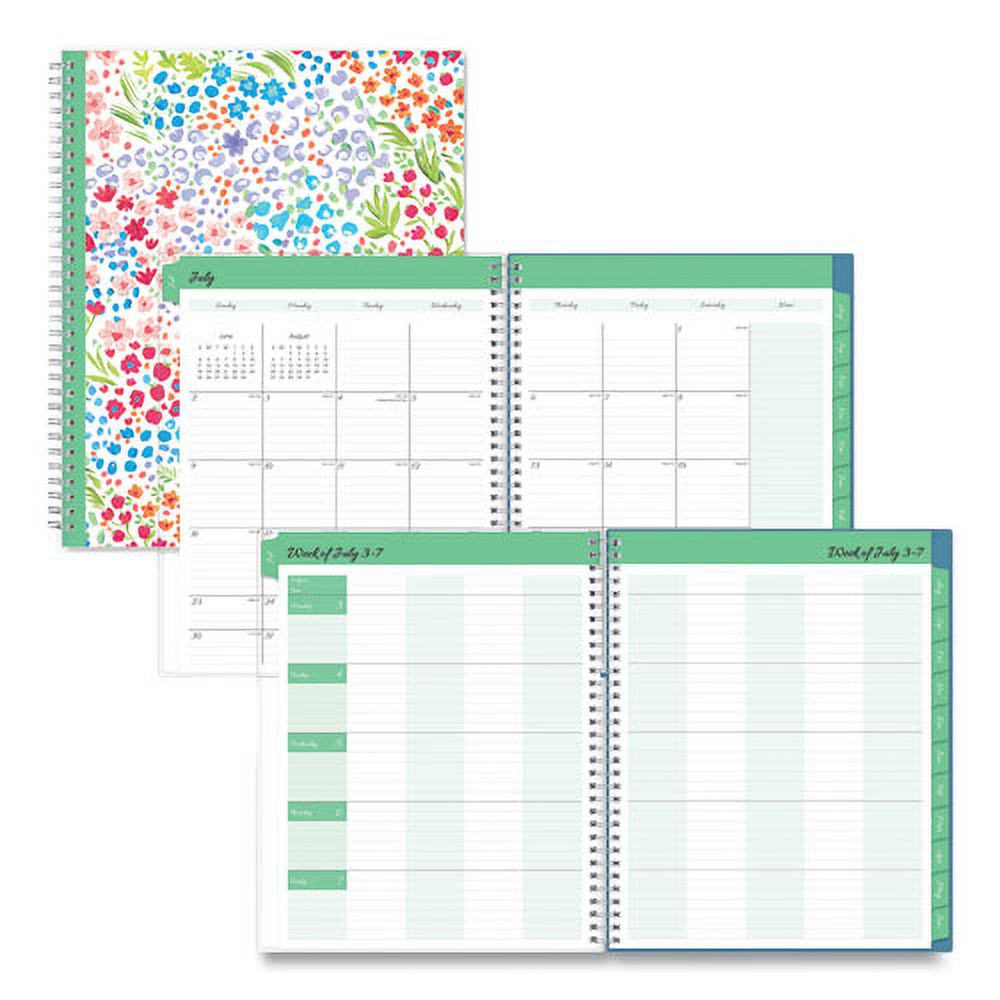 Ditsy Create-Your-Own Cover Weekly/Monthly Teacher Lesson Planner, Two ...