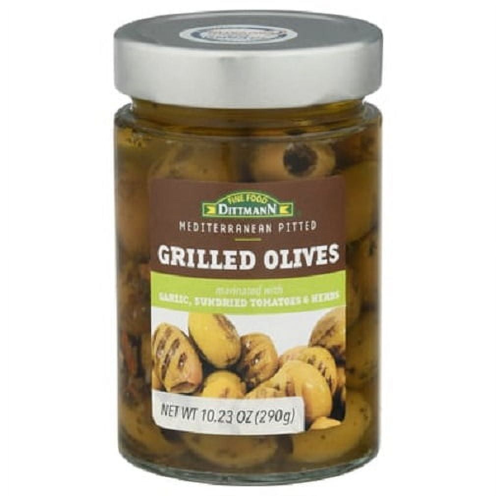Dittmann Mediterranean Pitted Grilled Olives - Walmart.com