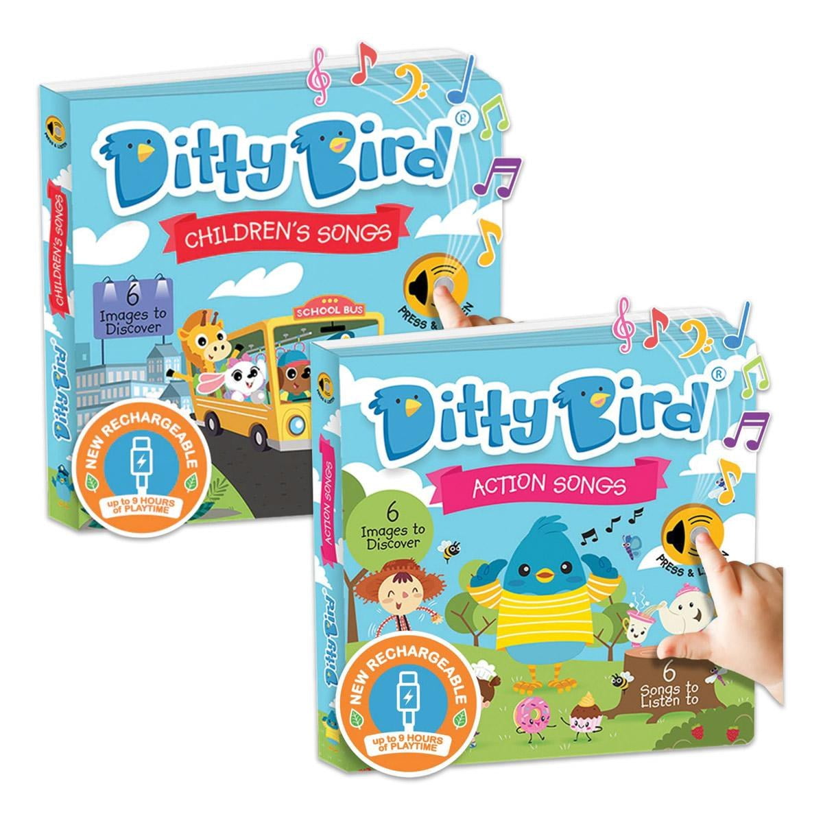 Ditty Bird Ditty Bird - Children's and Action Songs Books - Set of 2 ...