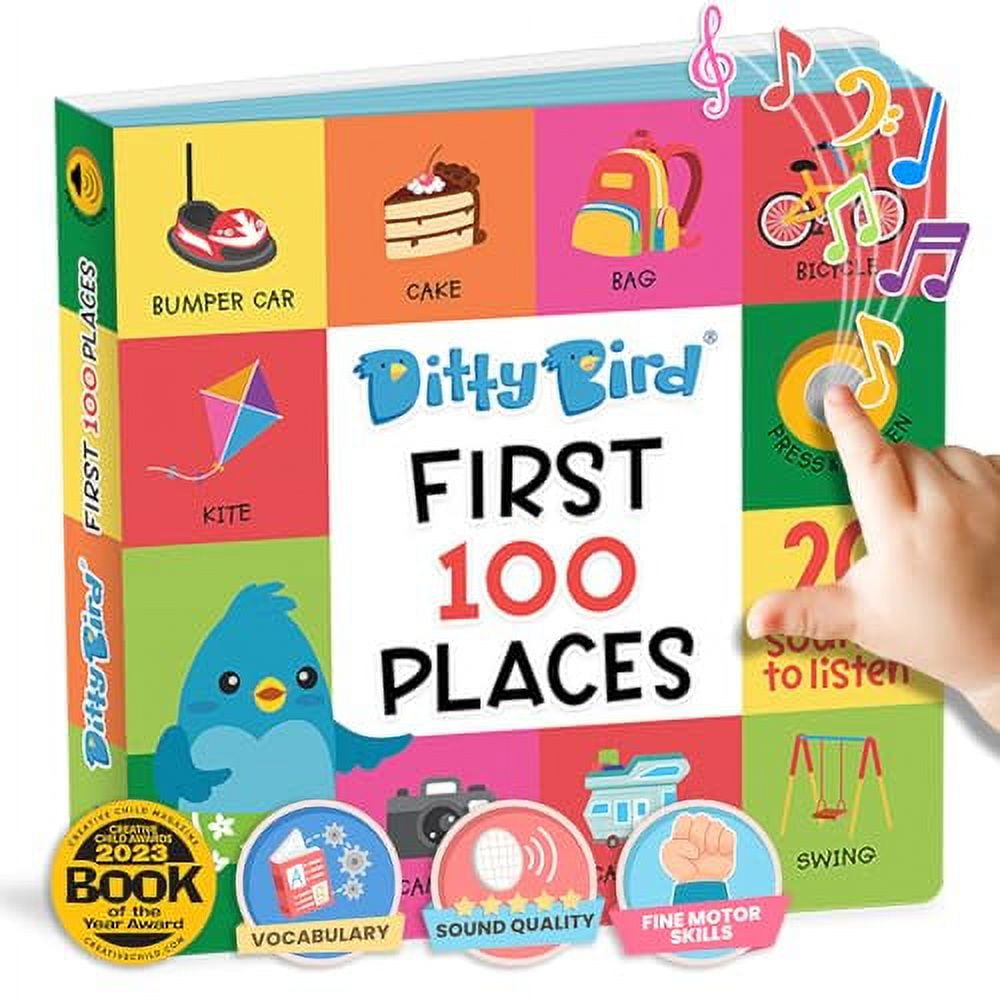 Pre-Owned Ditty Bird Talking Books 100 Places | 100 Words for ...