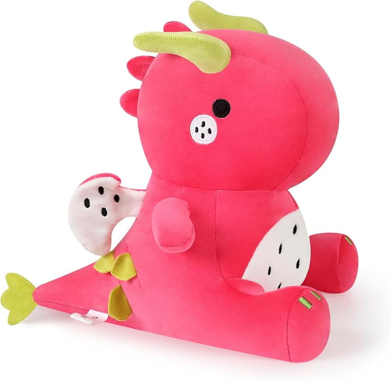 Ditucu Cute Dragon Fruit Dinosaur Stuffed Animals Plush Toys Dolls Soft Dino Pitay Plushie ...