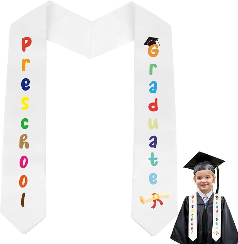 Diueoly Kindergarten Preschool Graduation Sash Graduation Stole Class ...