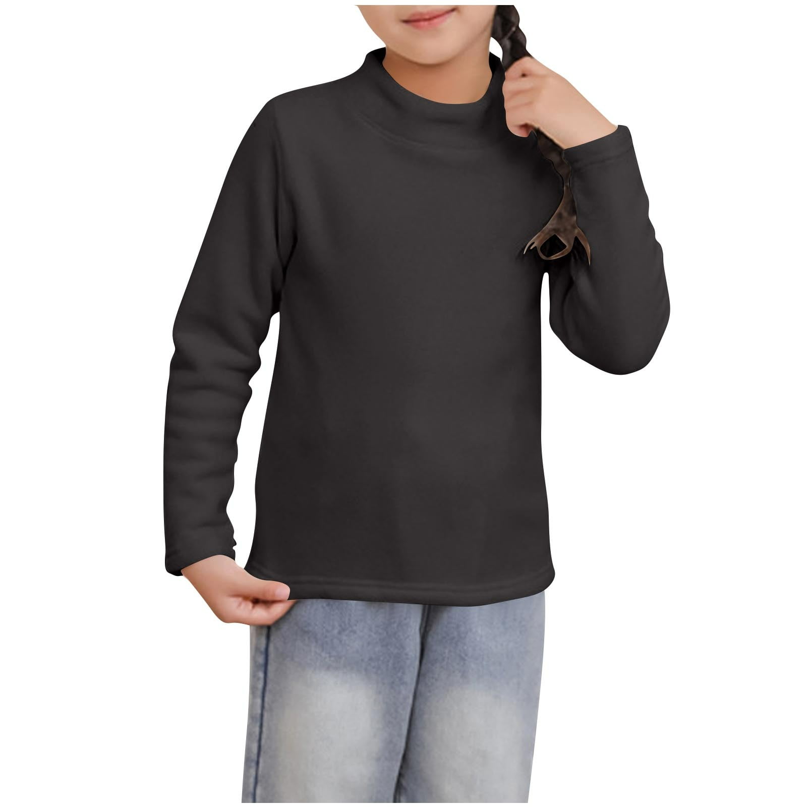Diufon Boys Girls Long Sleeve Tops Toddler Kids Fall Winter Crewneck ...