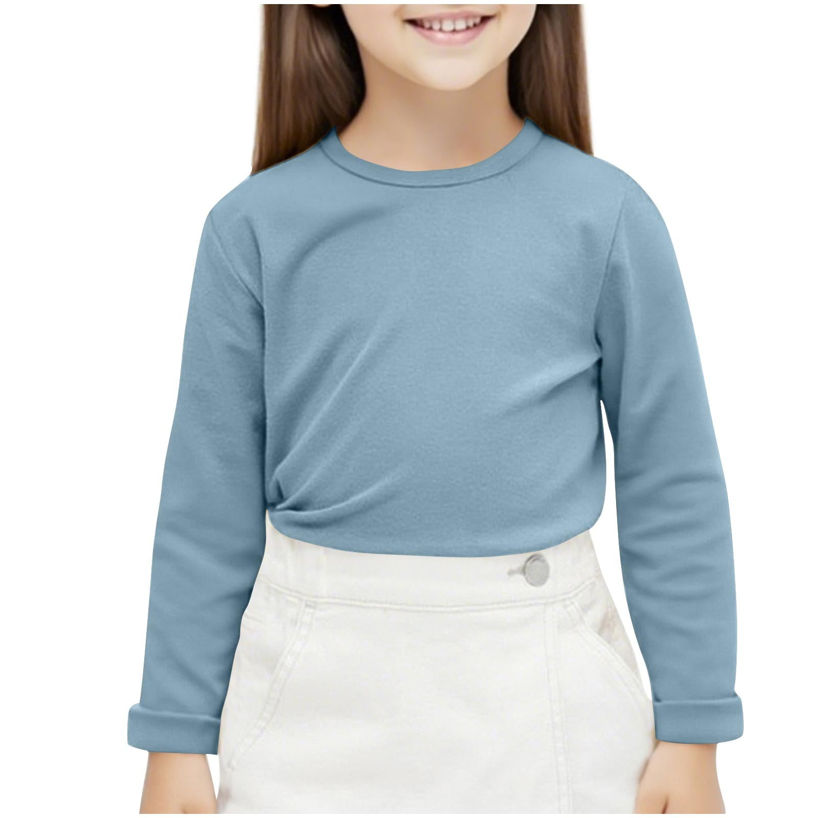 Diufon Boys Girls Long Sleeve Tops Toddler Kids Fall Winter Crewneck ...