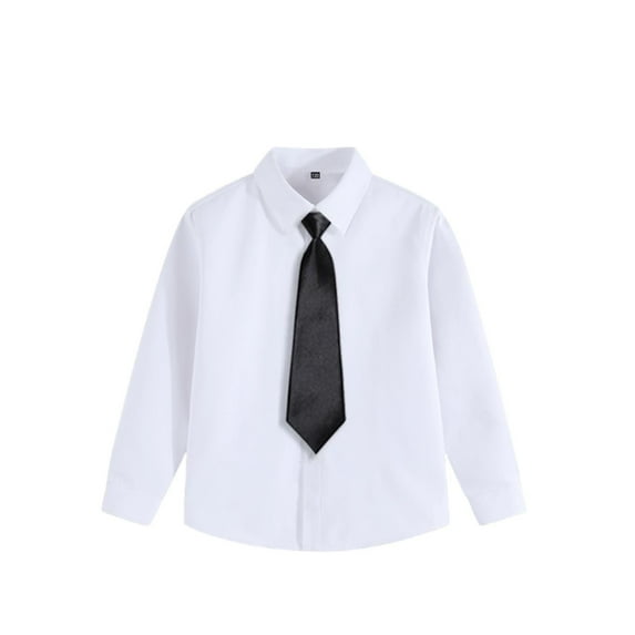 Diufon Dress Shirts for Boys Performance School Uniform Long Sleeve ...