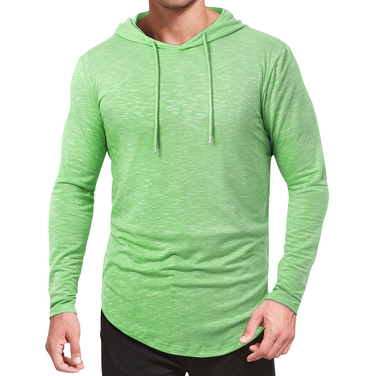 Diufon Men's Hoodies Lightweight Long Sleeve Athletic Sweatshirts for Gym Workout Quick Dry ...