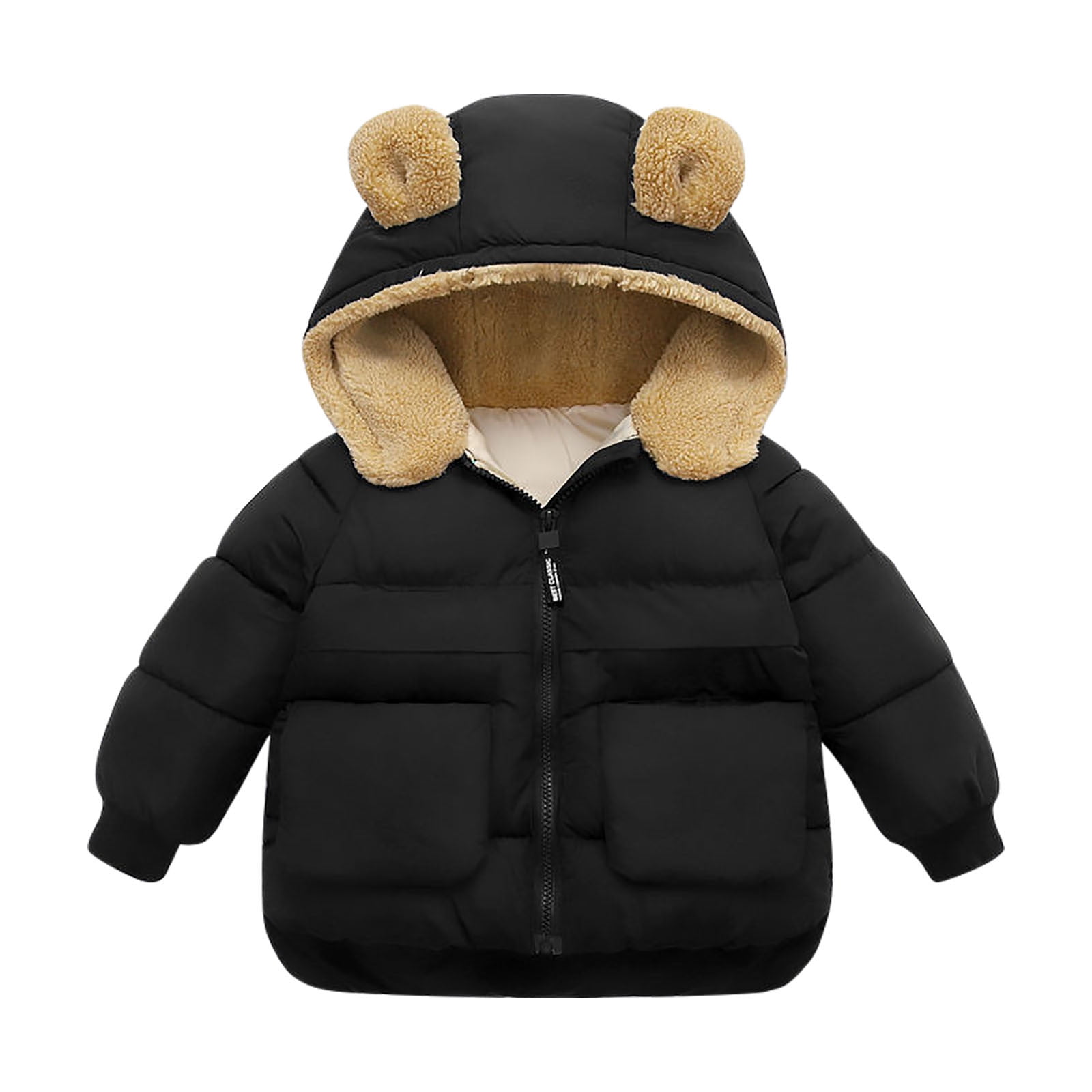 Diufon Toddler Baby Boys Girls Jacket Fall Winter Cute Plush Thickened ...